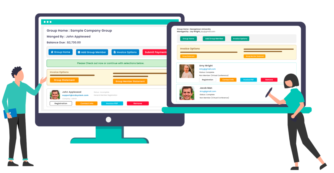 Group Registration X-CD Technologies